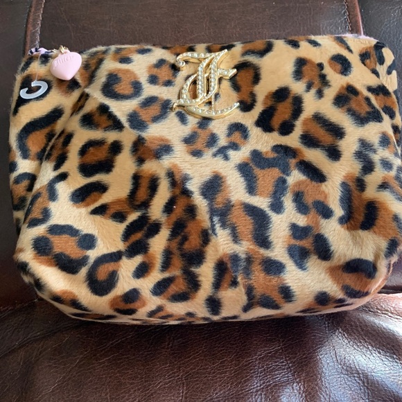 Juicy Couture | Bags | Juicy Couture Leopard Print Cosmetic Bag | Poshmark